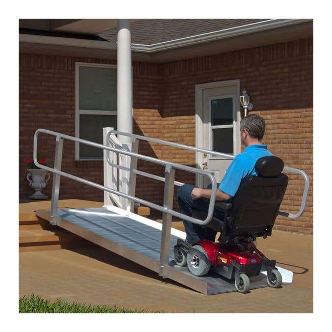PVI OnTrac Wheelchair Access Ramp with Handrails